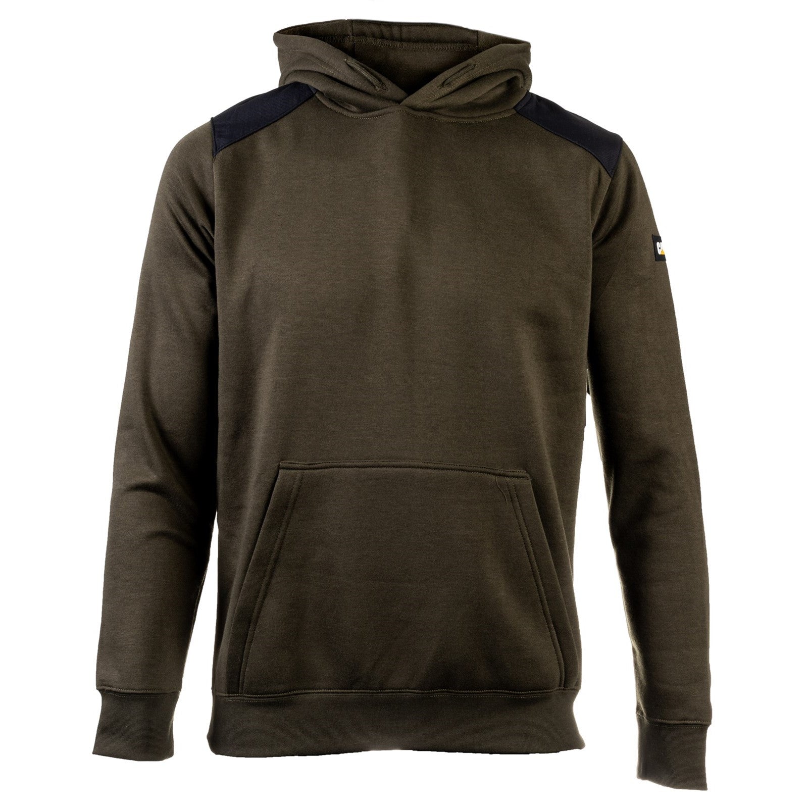 Mens Caterpillar Army Moss Essentials Hooded Sweatshirt – Shop ...