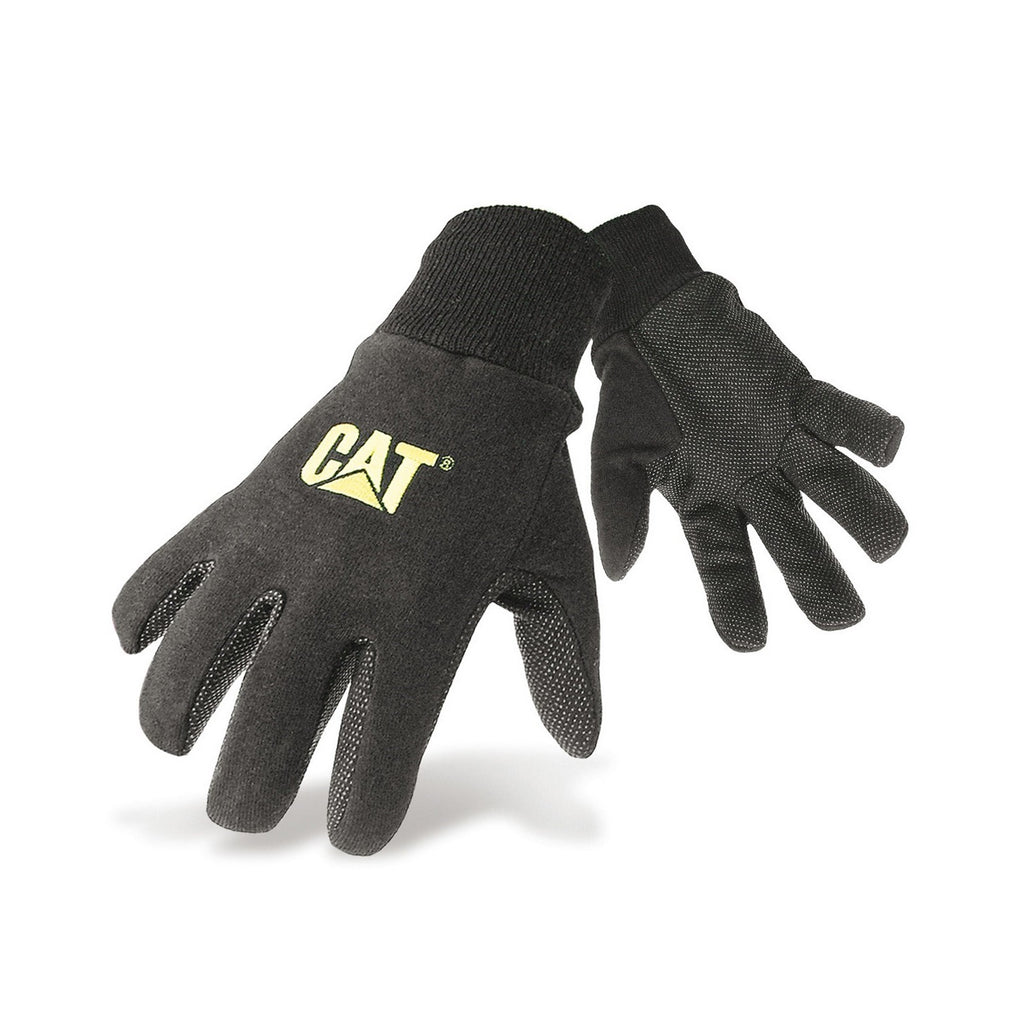 Mens Caterpillar Black Jersey Dotted Glove – Shop Caterpillar UK